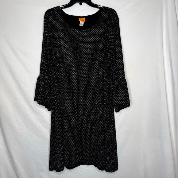 Ruby Rd. | Dresses | Ruby Rd Silver Evening Night 34 Sleeve Midi Dress ...